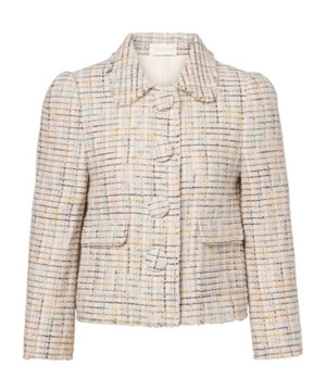 SHUSHU/TONG Short Plaid Jacket