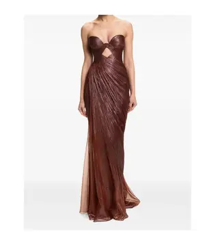 MARIA LUCIA HOHAN Pleated Gown