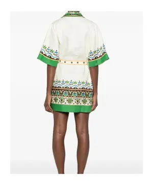 ALEMAIS Short-sleeved Dress - Cream