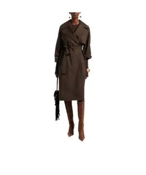 Amina Muaddi Leather Knee-high Boots