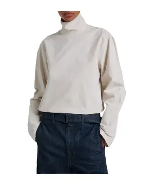 LEMAIRE Cotton Turtleneck Top