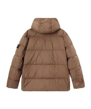 Stone Island Wind-resistant Down Jacket With Anti-drop