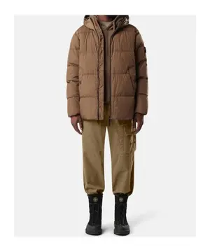 Stone Island Wind-resistant Down Jacket With Anti-drop
