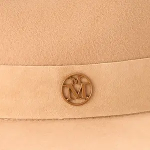 MAISON MICHEL André Logo-detail Fedora Hat