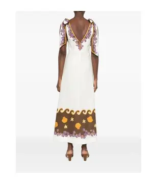 ALEMAIS Patterned Dress