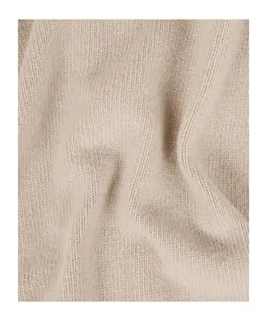 Stone Island Loose-fit Crewneck Jumper With Ribbed Trims - Biscuit Mixing