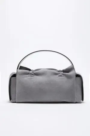 Acne Studios Multipocket Suede Shoulder Bag