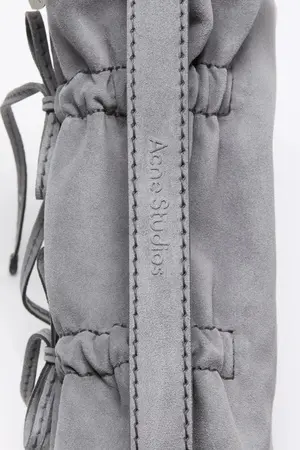 Acne Studios Multipocket Suede Shoulder Bag