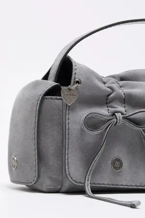 Acne Studios Multipocket Suede Shoulder Bag