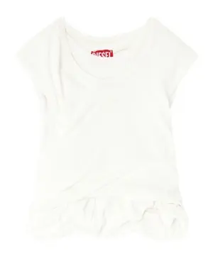 DIESEL® Rucked-up Tank Top In Double-layer Jersey - White