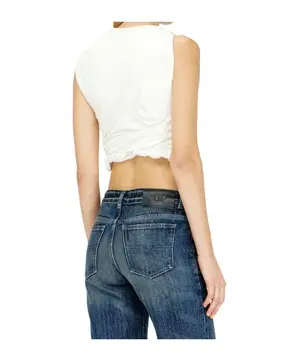 DIESEL® Rucked-up Tank Top In Double-layer Jersey
