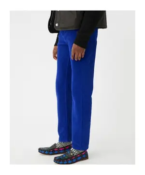 Versace Straight Corduroy Velvet Pants