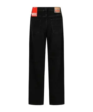 DIESEL® Logo-patch Straight-leg Jeans