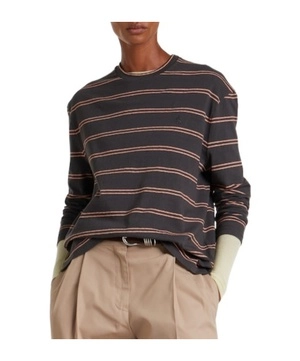 JIL SANDER Striped Cotton T-shirt