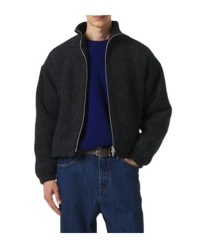 JIL SANDER Wool-blend Fleece Sweatshirt