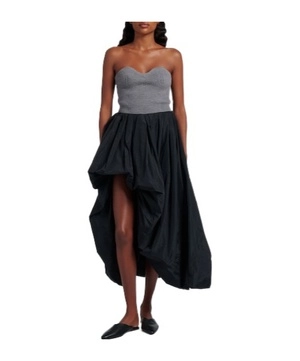 JIL SANDER Asymmetric Midi Skirt