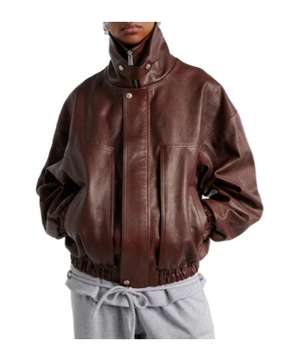 Magda Butrym Leather Blouson Jacket