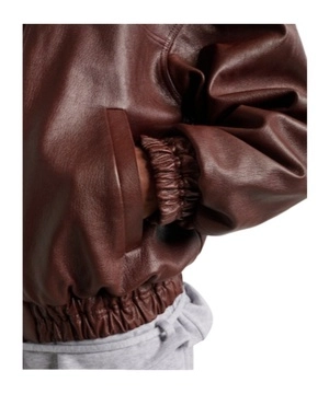 Magda Butrym Leather Blouson Jacket