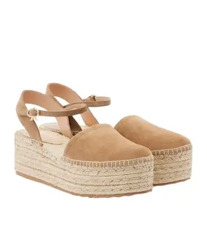 GIANVITO ROSSI Solid Suede Espadrilles