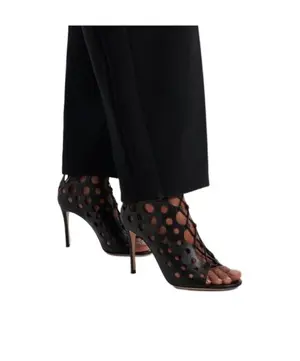 GIANVITO ROSSI Perforated Leather Pumps
