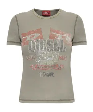 DIESEL® Short-sleeved T-shirt - Gray