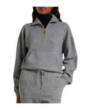 Victoria Beckham Turtleneck Halfzip Sweater