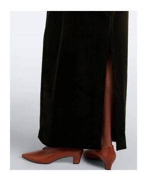 JIL SANDER Cotton Velvet Gown