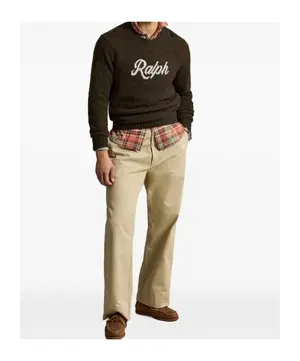 Polo Ralph Lauren Logo-intarsia Crew-neck Sweater