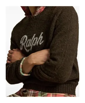 Polo Ralph Lauren Logo-intarsia Crew-neck Sweater