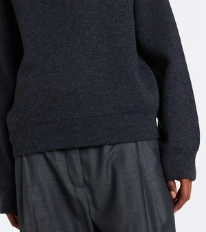 RÓHE Wool And Cashmere Half-zip Sweater