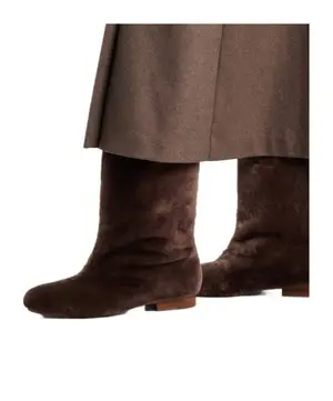 Gabriela Hearst Tina Shearling Mid-calf Boots