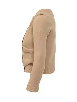 DIESEL® Long-sleeve Cardigan With Front Button Closure - No