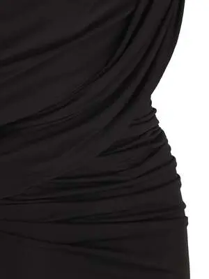 Balenciaga Midi-length Twist-front Draped Dress
