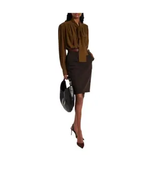 GIANVITO ROSSI Leather-trimmed Suede Slingback Pumps