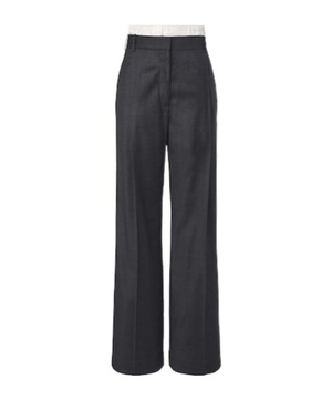 RÓHE Virgin Wool Wide-leg Pants - Black