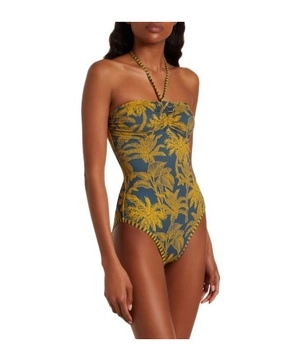 ERES Printed Halterneck Swimsuit