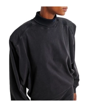 MUGLER Cotton Jersey Sweatshirt Dress