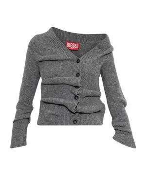 DIESEL® Long-sleeve Cardigan - Gray