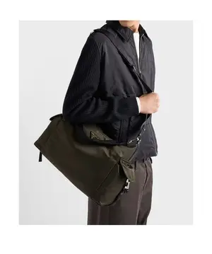Prada Explore Re-nylon And Leather Bag - Forest