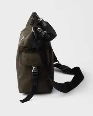 Prada Explore Re-nylon And Leather Bag - Forest