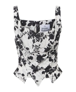 VIVIENNE WESTWOOD Sunday Floral Bustier Top