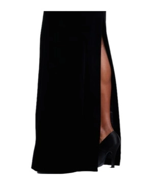 MUGLER Velvet Bustier Gown