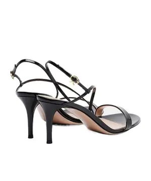 GIANVITO ROSSI Solid Color Leather Sandals