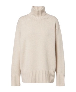 RÓHE Wool And Cashmere Turtleneck Sweater - Nude