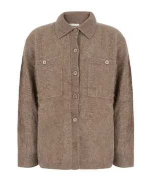 P.a.r.o.s.h Long-sleeve Open-front Cardigan - Grey