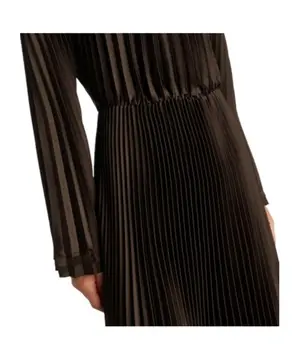 Vince Pleated Midi Dress