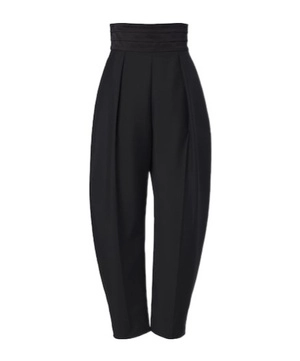 RÓHE Pleated Wool And Mohair Barrel-leg Pants