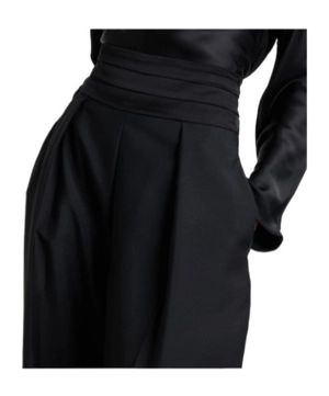 RÓHE Pleated Wool And Mohair Barrel-leg Pants