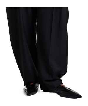 RÓHE Pleated Wool And Mohair Barrel-leg Pants