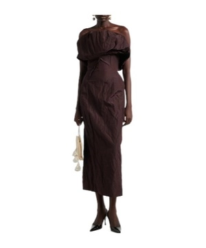 Magda Butrym Cotton And Silk Corset Dress